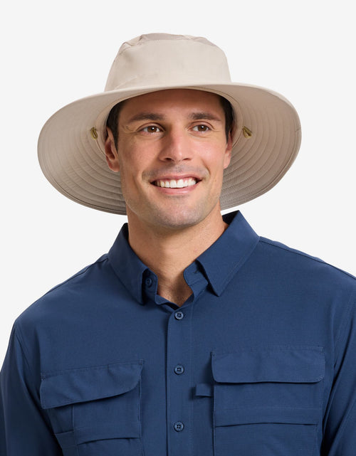 Everyday Broad Brim Sun Hat With Pocket for Men | UPF 50+ Sun Hat Solbari