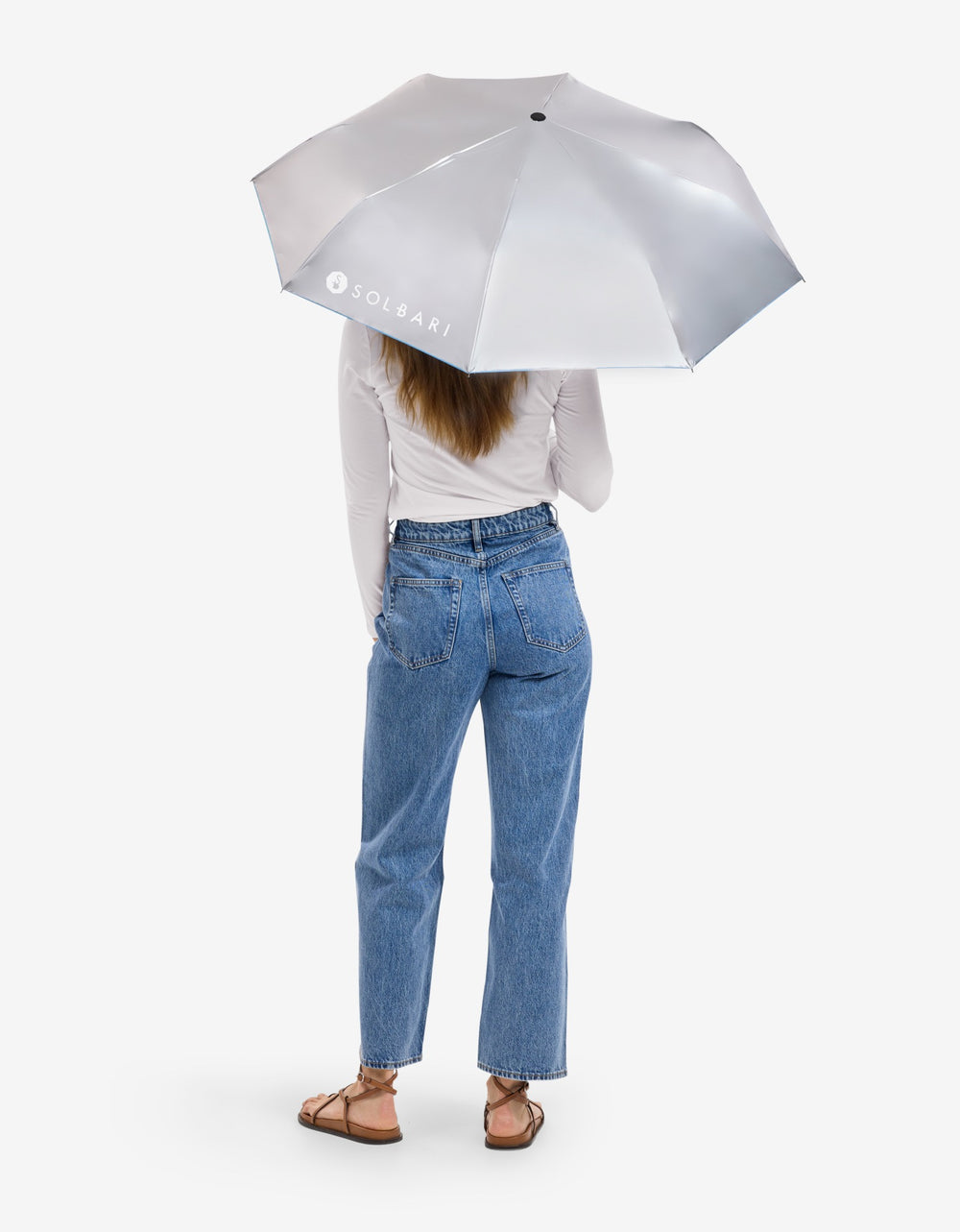 Women’s UPF 50+ Compact Sun Umbrella | UV Protection | Solbari